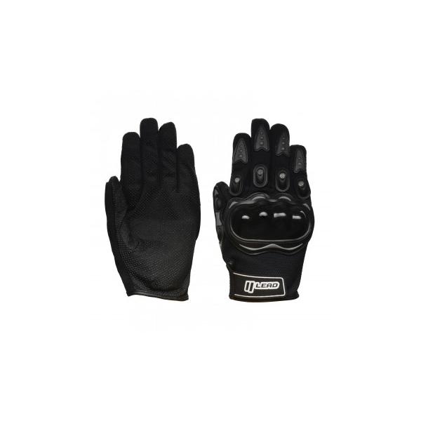 リード工業・ナックルガードストレッチグローブ・フリーサイズ・ブラック・GN-007A