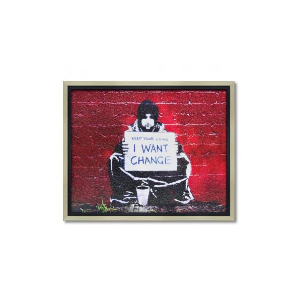 ユーパワー バンクシー「アイ ワント チェンジ」  BK-10001