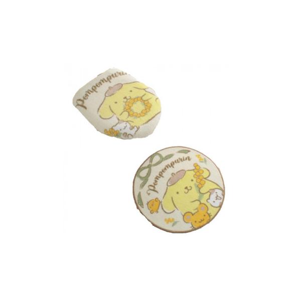 トイレ2点セット(洗浄・暖房便座用フタカバー＆トイレマット) サンリオ ポムポムプリン SB-620-S