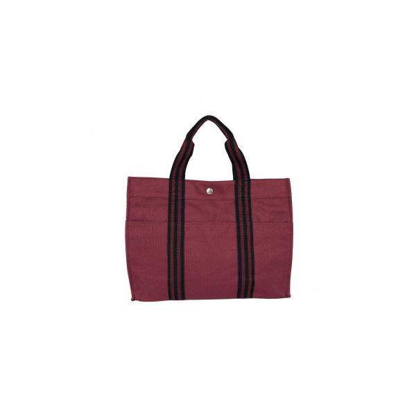 優美社　3840-01　O.F.S （オーエフエス） ライン手提げ  ダークレッド