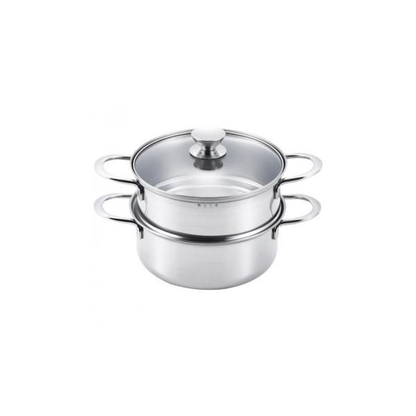 ルチェンテ IH対応二段蒸し器20cm LU-20M 5357-074