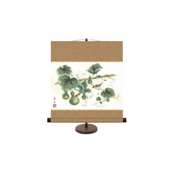和風モダン掛 北山歩生 六瓢 44.5×50cm KM2A9-022
