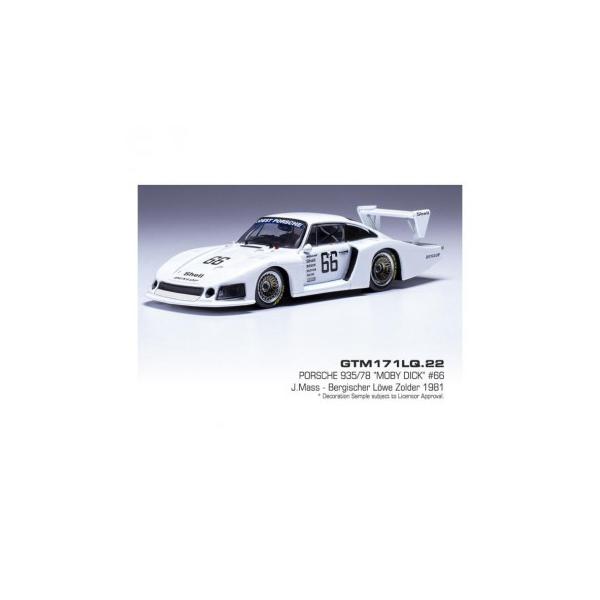 IXO/イクソ ポルシェ 935/78 81DRM ゾルダー 66 J.Mass 1/43スケール GTM171LQ