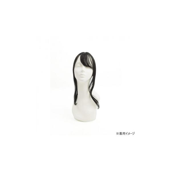 プリシラ ちょびっと白髪かくし ロング ブラック ST-012L-1N
