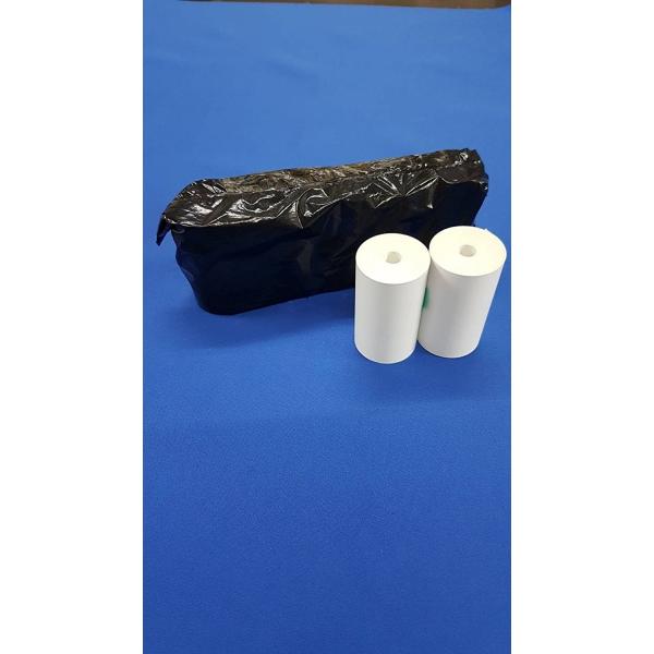 ●受注後，１営業日発送 ノーマルタイプ ハンディターミナル,タクシー領収書,ETC,感熱ロール紙●紙幅56mmx直径30mmx内径8mm コアレス 8.75m巻き ●黒ポリ包装●感熱紙のロールペーパーです。　●紙厚 75μ