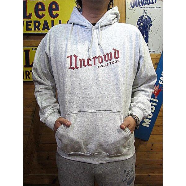 アンクラウド パーカー UNCROWD LOGO HOODIE UC-821-022 ASH : HANGAR