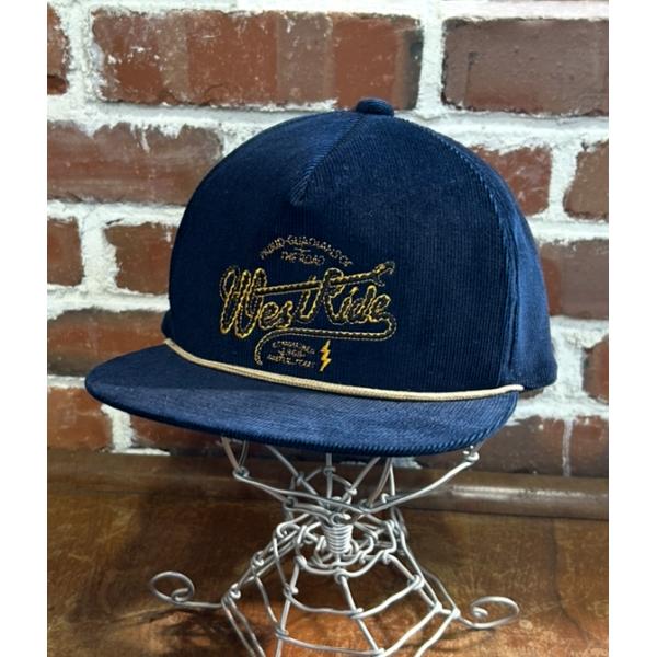 ウエストライド WEST RIDE 25SS BB CAP：WR RATTLE SNAKE NVY CD型から日本製となるBASEBALL CAP。豊富なカラーリングと、新潟職人による刺繍。バックのアジャスターにはナイロンベルト&amp;バ...
