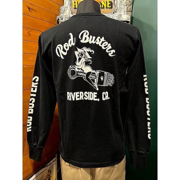 WEST RIDE L/S TEE SHIRTS PT.L.TEE. 25-05入荷しました☆WESTRIDE 25FW NEW ITEM「PT.L.TEE. 25-05」サイドバルブレーサーWRのピストン&amp;コンロッドに跨る魔女で描...