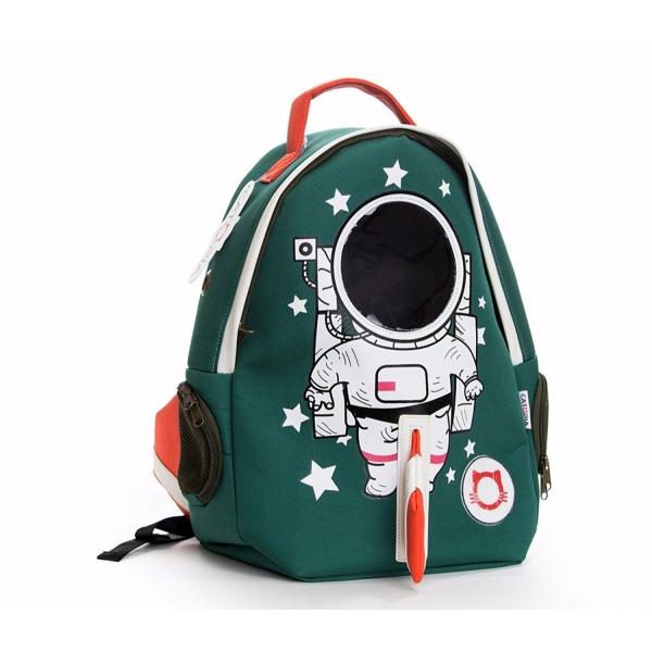 ※ロケットデザインの楽しいバックパックキャットキャリーバッグです。正面のある宇宙飛行士の顔の部分の透明な窓から中の猫ちゃんの様子を見ることを可能にし、メッシュドアは換気を提供します。?調整可能な肩と胸骨のストラップ?快適のためにパッド入りの...