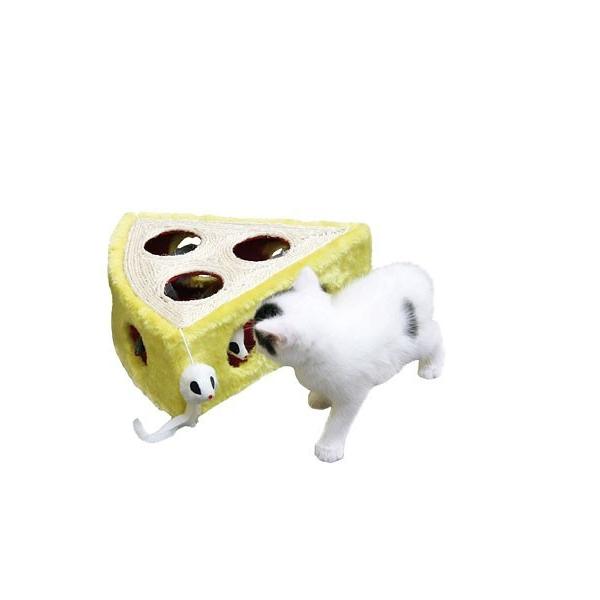 海外で大人気の猫ちゃんのおもちゃです。穴が開いた中に音のなるネズミのおもちゃが入っていて猫ちゃんが手を伸ばして遊んだりできます。上部は麻になっているので爪とぎもできます。サイズ28 x 28 x 10 cm 株式会社ALLFORWANはドイ...