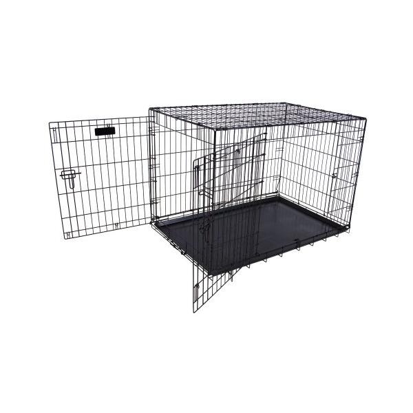 　【ペットメイト】すべての品種の犬にさまざまなサイズが用意されている2 Door Training Retreatは、耐漏れ性の耐破壊性のパンを備えており、耐久性のある溶接構造で設計されています。 あなたが離れている間あなたのペットを安全か...