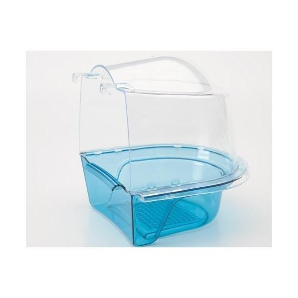 ※ベルギーからおしゃれなペット用品が日本上陸！世界中で５つの大陸７３か国で販売されている実績のあるペットブランドです。小鳥用水浴び容器 鳥かごに外付けタイプのバードバス。 インコ、カナリアなどの小さい鳥さんに合うサイズです。 取り付け、取り...