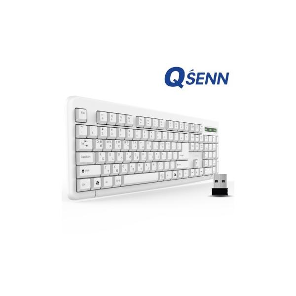 【商品名】ハングルキーボード（ワイヤレスタイプ）　【型　番】K1000Windows 10にも対応しています。　QSENNの正規品です。動作確認済。　※QSENNは、韓国のキーボード、マウスなど、パソコンの入力機器の製造会社で、知名度のある...