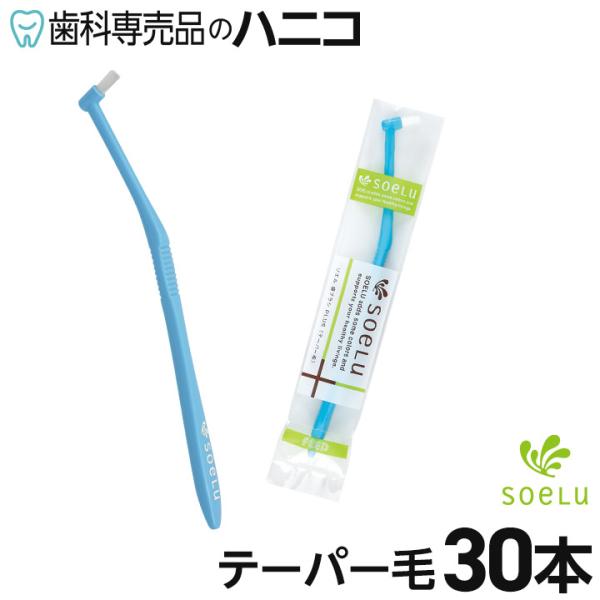みがき残しやすいリスク部位にしっかり届く部分みがき用歯ブラシです。矯正装置やインプラントの周囲、叢生・崩出途中部位、根分岐部、孤立歯、また口腔ケア目的にと幅広い用途で使用できます。●入数：30本●タイプ：テーパー毛●毛の硬さ：ふつう●毛の種...