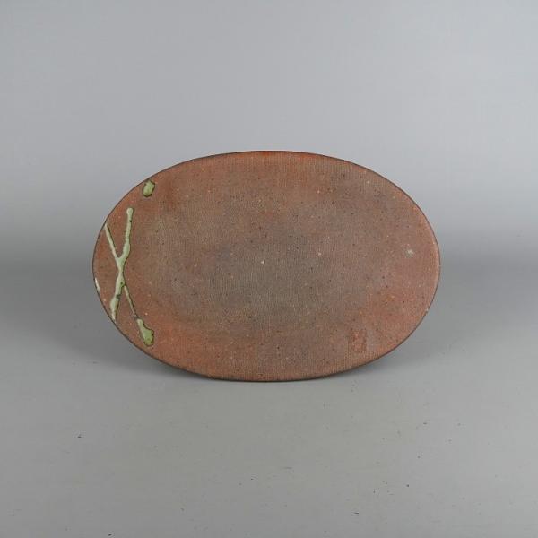 品名 　黎鳳 陶板 (花台・飾卓)サイズ 　高さ　 約0.8センチ　　横幅　 約29.5センチ　奥行　 約19.5センチ