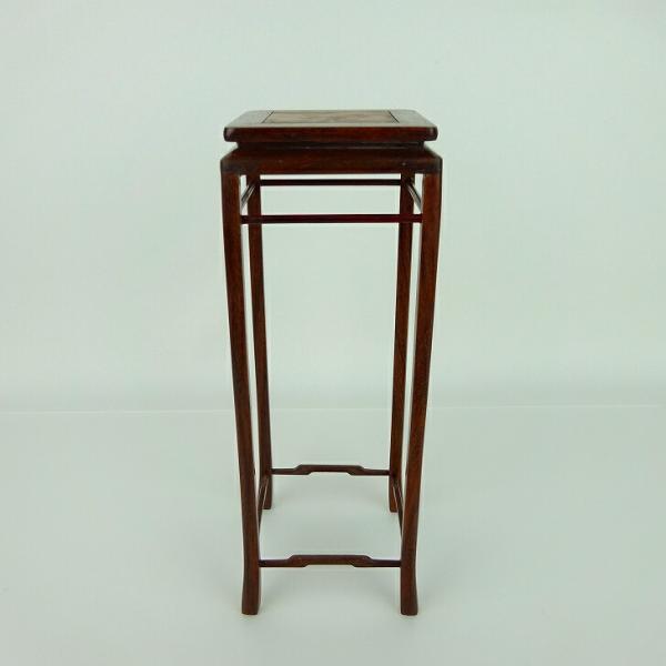 品名 　花台 高卓 (卓台/小品卓)サイズ 　高さ 約21センチ　　横幅 約7センチ　奥行 約7センチ