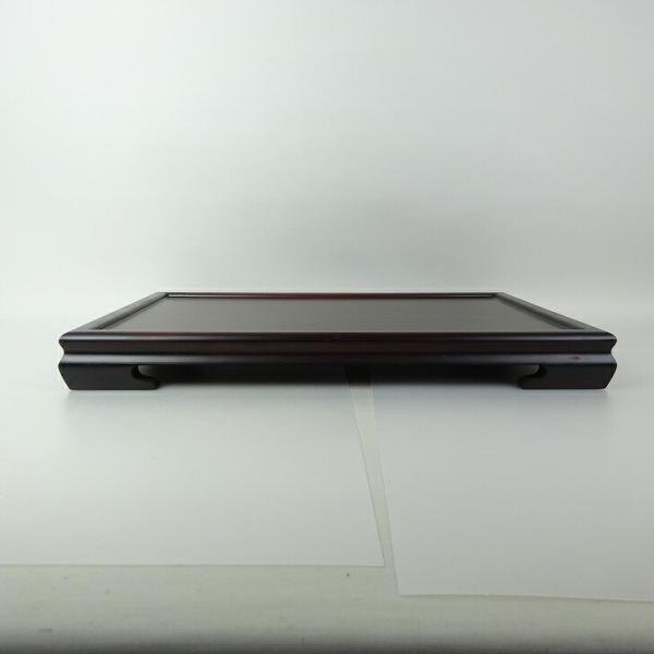 品名　卓　花台 (卓台/小品卓)サイズ　高さ　約5センチ　　横幅　約47.8センチ　奥行　約22.5センチ