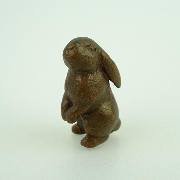 商品名 　添配　銅製　　兎　うさぎサイズ 　高さ　 約2.5センチ　　横幅　 約1.3センチ　奥行　 約1.3センチ　重量 　約15グラム