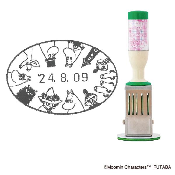 いろんな使い方が楽しめるムーミンたちの日付印です。ノートや手帳、ギフトのデコレーションや、賞味期限の管理にも最適です。日付なしでも使えるので、かわいいスタンプとしても活躍します。【素材】ABS、ステンレス【サイズ】本体：約H14.7×W5×...