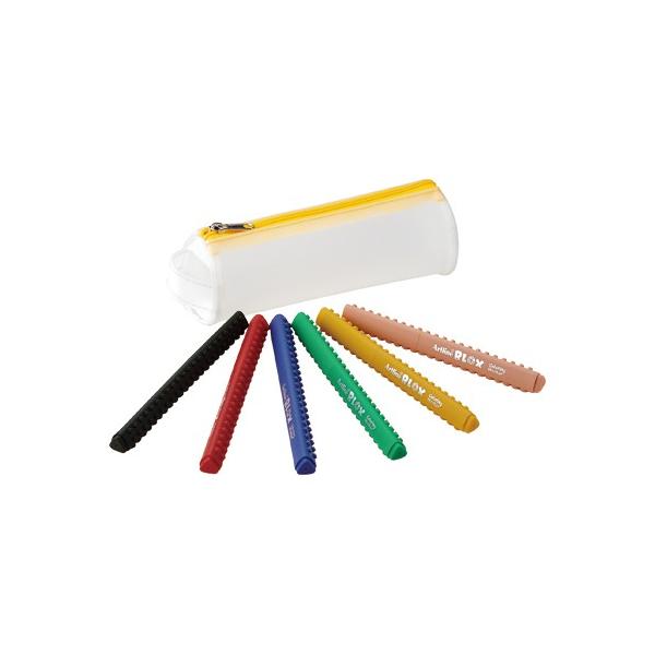 【商品名】シャチハタ  BLOX水性カラーペン 6色セット【特長】繋げてコンパクトに携帯！ボディー側面が凹凸のユニークな筆記具。三角形のボディーの2側面に凹凸パターンが付いた筆記具。凹面と凸面をブロックのように繋ぎあわせることができ、よく使...