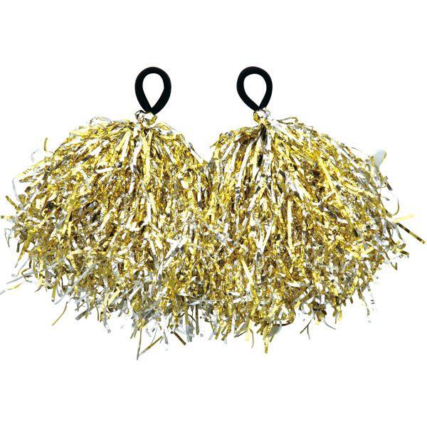 ソフトゴム付。腕や指につけられるから手が自由に使えるポンポン。2個1組。サイズ：取手45mm、房約270mm※ご注文時にメーカー在庫が品切れになっている場合がございます。ご了承ください。