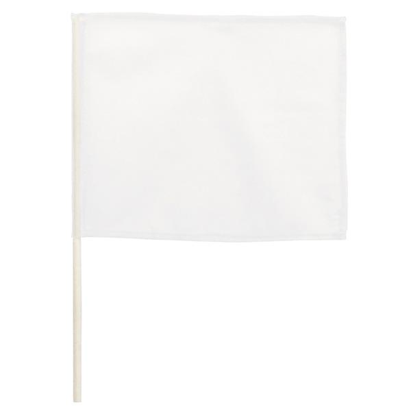 ミニサイズの小旗が新登場！■商品サイズ：旗：250×205mm、棒：φ9×355mm ■重量：15g ■材質：ポリエステル、シナ ■製造国：中国 ※ご注文時にメーカー在庫が品切れになっている場合がございます。ご了承ください。