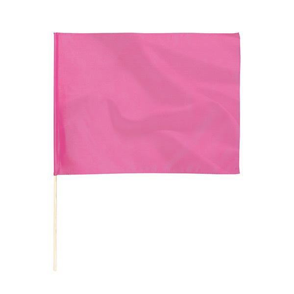 集団行動で映える大きなカラーフラッグ ■商品サイズ：旗：約590×440mm、棒：φ12×750mm ■重量：90g ■材質：ポリエステル ■生産国：中国※ご注文時にメーカー在庫が品切れになっている場合がございます。ご了承ください。