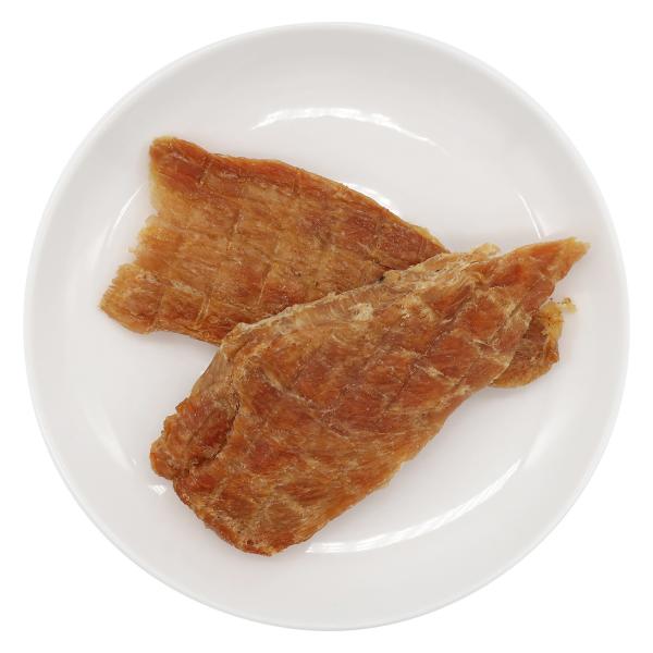 国産・無添加の丹波地鶏を使用北国産・無添加で低脂肪、低カロリーな丹波地鶏を、独自製法でスライス状にし、乾燥させました。大きめサイズだから、大型犬にも食べやすいおやつです。お湯にひたせばチキンスープに噛み応えがあり、ワンちゃんが夢中になって食...