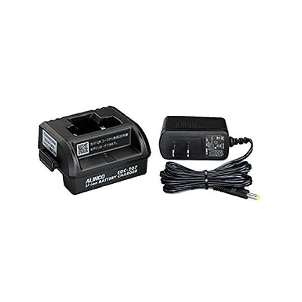 EDC-207Aシングル充電器セット　放電状態のラペルトークを約３時間で満充電、継ぎ足し充電もOKです。適合機種　DJ-PX5