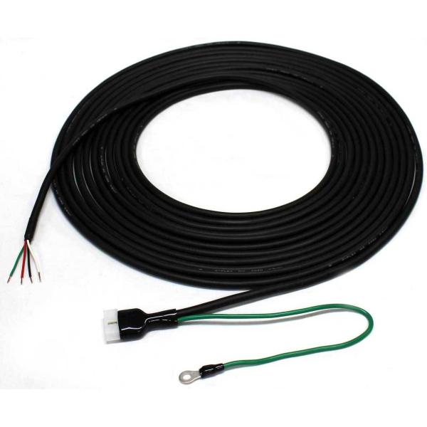 アイコム　オートアンテナチューナー　AH-3、AH-4用シールド付きコントロールケーブルシールドされていますので、回り込みの発生をおさえられます。全長約10m電線の太さ:約6.5mm線の色:黒色※コネクターから出ている緑の線を、無線機のアー...