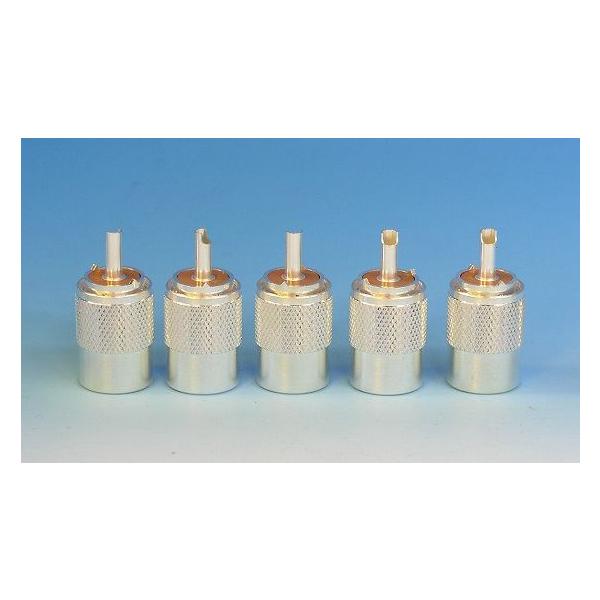 3D-2V/FB用コネクター　5個セット銀メッキ処理（アダプターなしのタイプ）