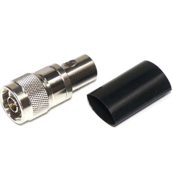 8D-2V/FB用 N型コネクター NP-8X クロムメッキ 国内生産品