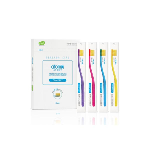 [Atom美] アトミ コンパクト 歯ブラシ 8本セット コンパクトタイプ Atomy Atomi