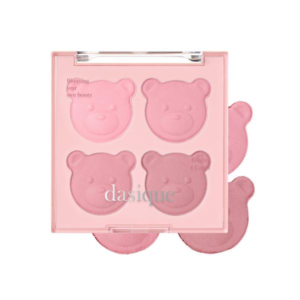 [dasique] ブレンディングムードチーク チークパレット 17 Mauve Bear Blending Mood Cheek 韓国コスメ チーク