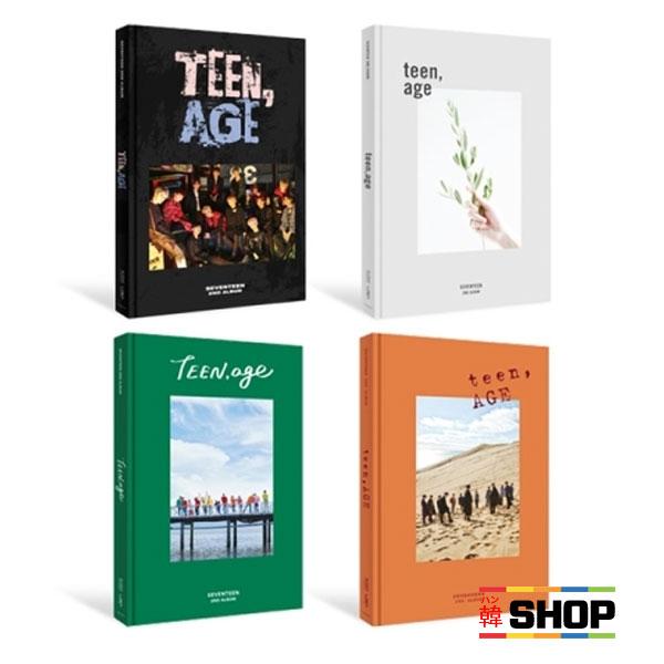 【発売日：2023年07月06日】SEVENTEEN 2ND ALBUM 『TEEN, AGE』WHITE / GREEN / ORANGE / RS の4バージョンでのリリースをランダム発送します。【収録曲】01.Intro. 新世界02...