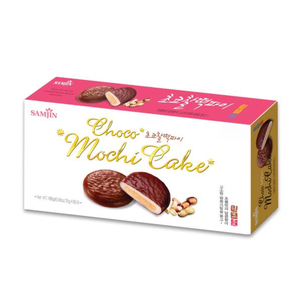 チョコパイの中にしこしこした餅が入っています。