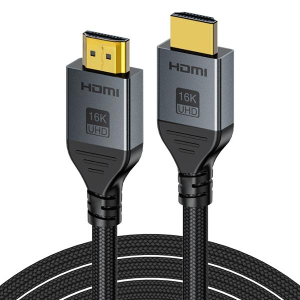 ■【2026年新商品】2026年製最新モデルです。■【ハイパフォーマンス＆高画質】16K@60Hz 8K@120Hz 4K@480Hz の高解像度対応。先進技術により鮮明かつシャープな映像を実現。■【最大96Gbps 超高速HDMIケーブル...