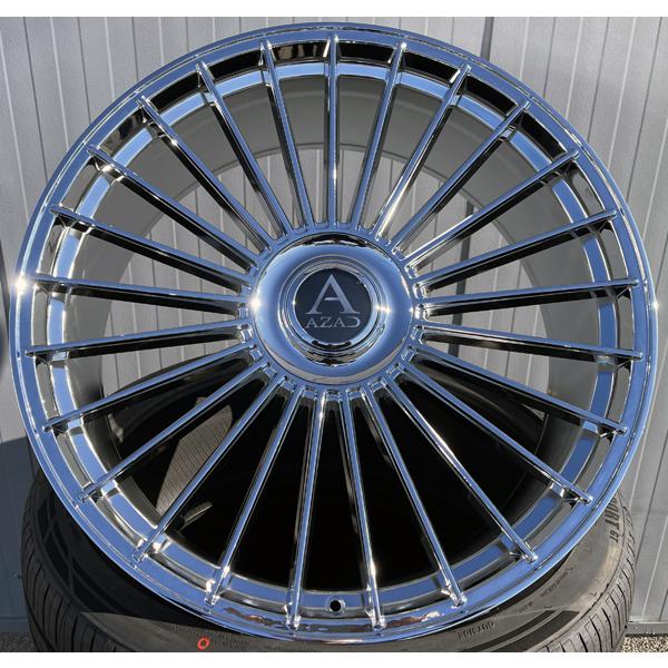 ホイールブランド AZAD WHEELSホイール名  AZ25カラー CHROMEホイールサイズ 26x10Jオフセット +25P.C.D/ホール数 135/139.7-6穴 タイヤ  TRAVELSTAR  TRAVELSTAR ECOS...