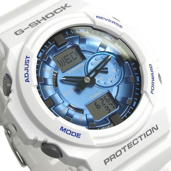 G-SHOCK カシオ 腕時計 CASIO Gショック アナデジ 白 ホワイト Metalic Dial GA-150MF-7 :ga ...