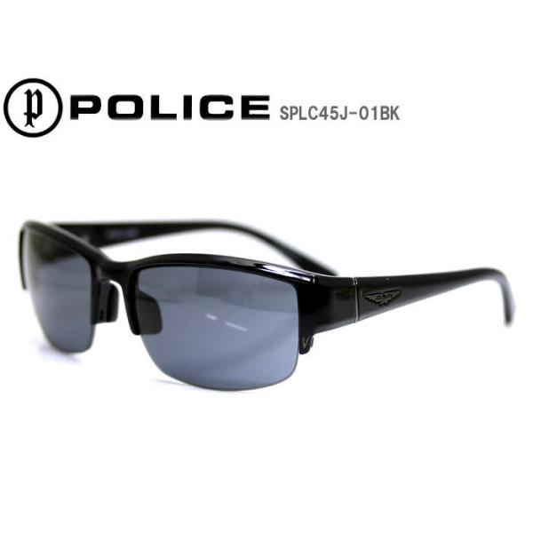 【国内正規品】POLICE ポリス サングラス メンズ ブランド 薄い 色 ジャパンモデル スポーツサングラス ゴルフ用品 ランニング 父の日 ギフト プレゼント SPLC45J 01BK Japanモデルならではの安定したフィッティング、...