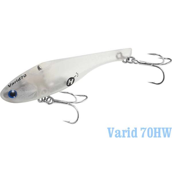 Varid 70HW全長：70mm重量：15.0gタイプ：シンキング深度：1.5-2.5ｍフックサイズ：#8, #8