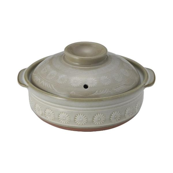 6号・グレー 6号鍋 21061・・Style:6号・IH電磁調理器は非対応です。・素材:鍋-耐熱陶器 蓋-陶器・重量:約980g・容量:約900cc・サイズ:約幅19×奥行き21.2×高さ11cm