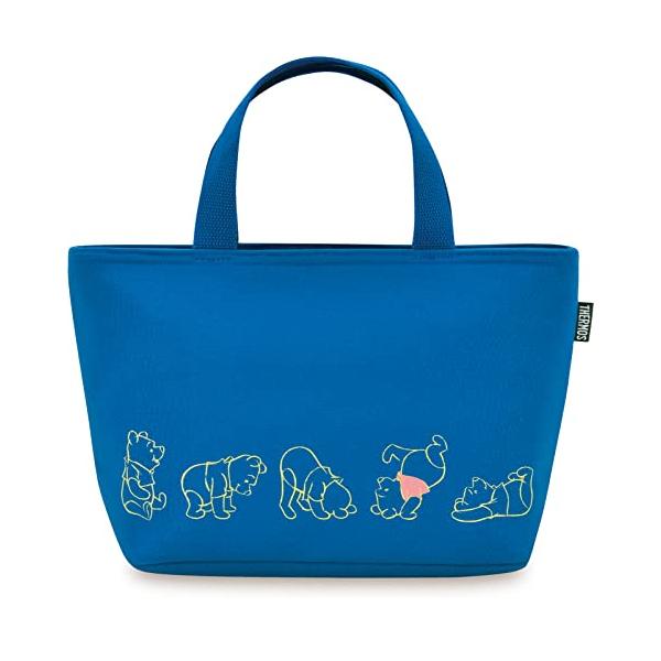 ・くまのプーさん ネイビー 4L RFF-004DS NVY・・Color:くまのプーさん ネイビーSize:4L・しっかり保冷ができる4層断熱構造のランチバッグ。メッシュポケット付き・容量:約4L・本体サイズ(約):幅30×奥行き12×高...