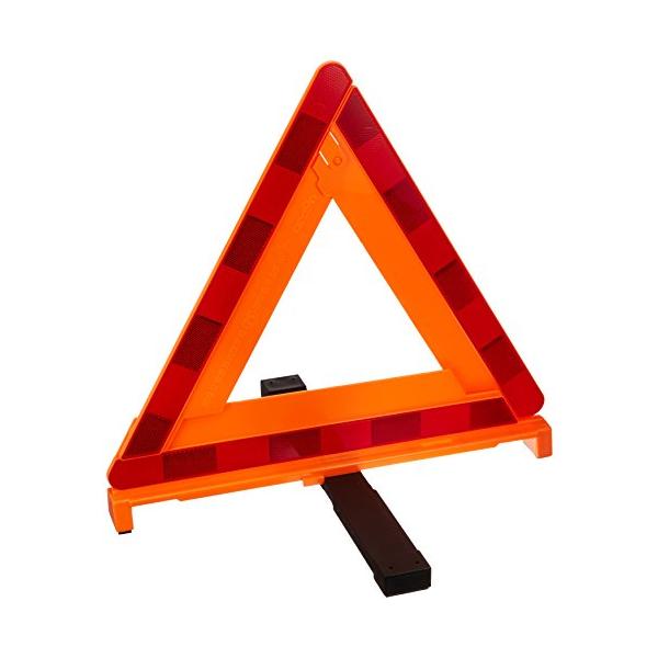 単品・三角停止板/赤  6640・・Color:三角停止板/赤・TSマーク取得(認定番号:交F16-2)・国家公安委員会認定・ケースサイズ:幅436×高さ116×奥行50mm・【仕様】・材質:・本体:ABS・反射板:アクリル・おもり:スチー...