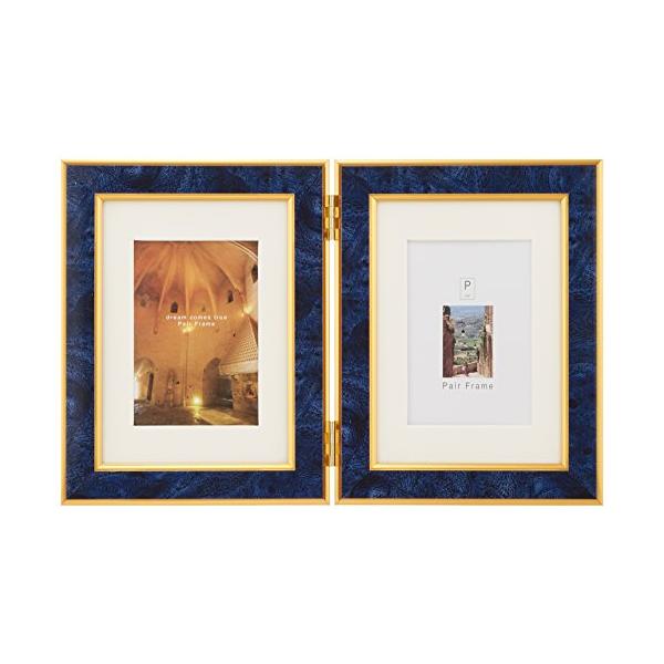 2L 縦・ブルー L/2L 454124・・Color:ブルーStyle:2L 縦・外寸:約352 ×224mm・内寸(左右共通):128×178mm・窓寸(左右共通):118×168mm・重量:約590g・本体素材:樹脂製