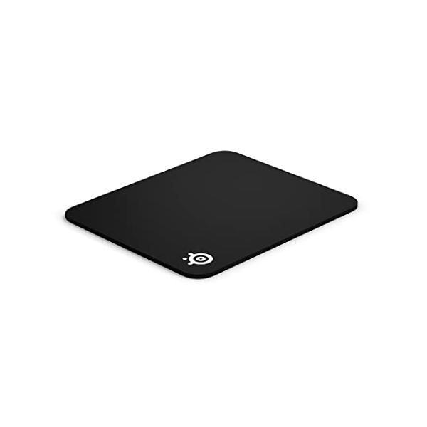 ヘビー・ブラック M 63836・・Size:M・底面にマウスパッド自体が滑ってしまわぬようにラバー加工が施されており、場所を選ばず使用可能・対応マウス:全てのマウステクノロジー・サイズ:320×270×6mm・ブランド:SteelSeri...