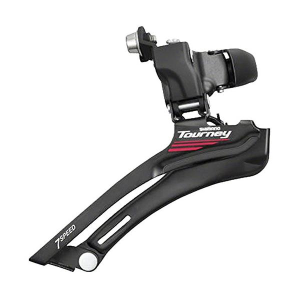 ・ブラック 2x7S FD-A070A・対応スピード/アウターギア:2:X:7/50T・取付タイプ:バンドタイプ34.9mm(31.8/28.6mmアダプタ付)・チェーンライン:43.5mm・キャパシティ:16T・チェーンステーアングル:6...