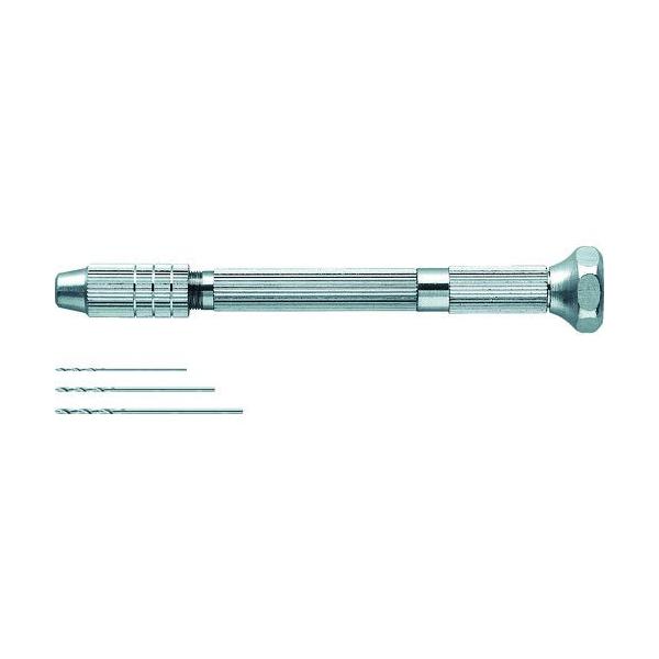収納式ドリルセット1Φ・ 0.1-3.2mm TPVS1.0S・・Size:0.1-3.2mmStyle:収納式ドリルセット1ΦPatternName:単品・全長(mm):102・適応サイズ(mm):0.1~3.2・摘要:片頭式