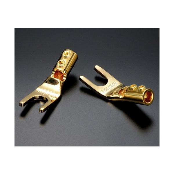 24k金メッキ処理・グレー  FP201G・・Style:24k金メッキ処理・高剛性構造/純銅α-導体パイプ成型さらに切削加工等により精度が高く剛性の高い構造を実現・非磁性/歪みの原因となる磁性材を徹底排除・ケーブルは六角ネジにより確実にホ...