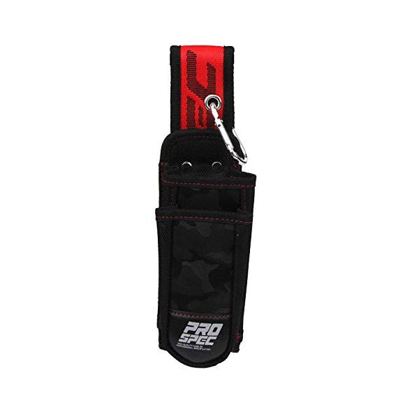 ツールケース2段差し・迷彩ブラック  PRO-RD7・・Style:ツールケース2段差し・用途:ツールの収納・携帯・仕様1:厚さ5mmのソフトEVAフォームを使用し、耐久性重視の仕様・仕様2:ベルト通し部分は、しなやかで高強度のベルト素材を...